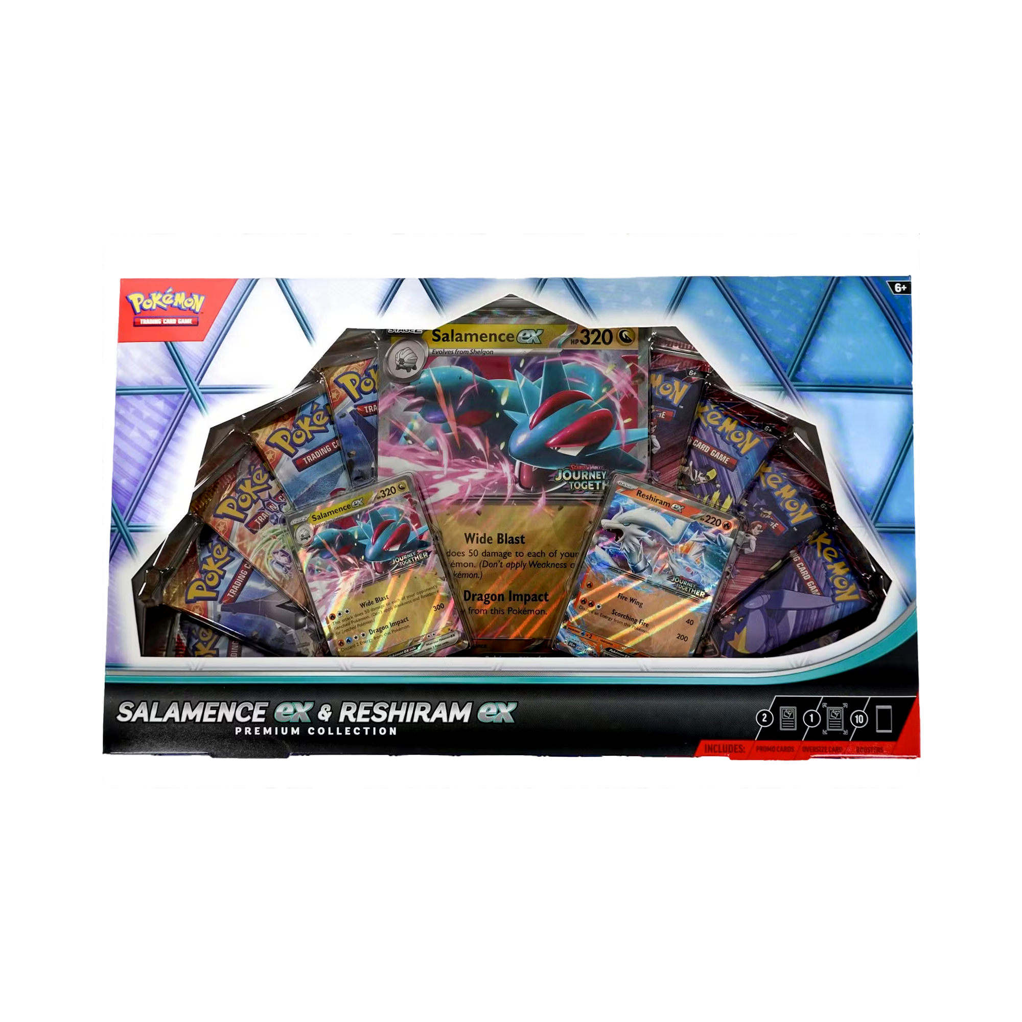 Salamence ex & Reshiram ex Premium Collection Box – Evolve Card Shop